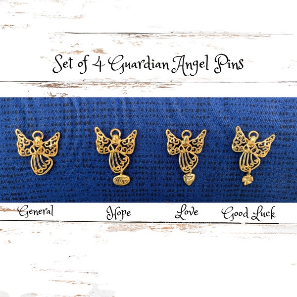 Guardian Angel Pin - Etsy