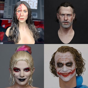 Paperark - Leone - Action Figure OOAK 1/6 Custom Art Doll Repaint Head ...