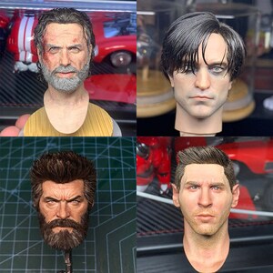 Paperark - Leone - Action Figure OOAK 1/6 Custom Art Doll Repaint Head ...