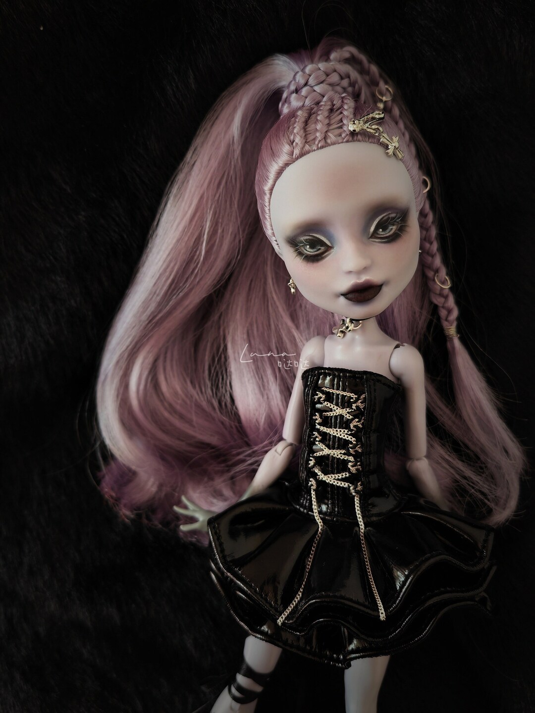 Paperark - Luna.dada - OOAK Custom Art Doll Repaint Monster High (head ...