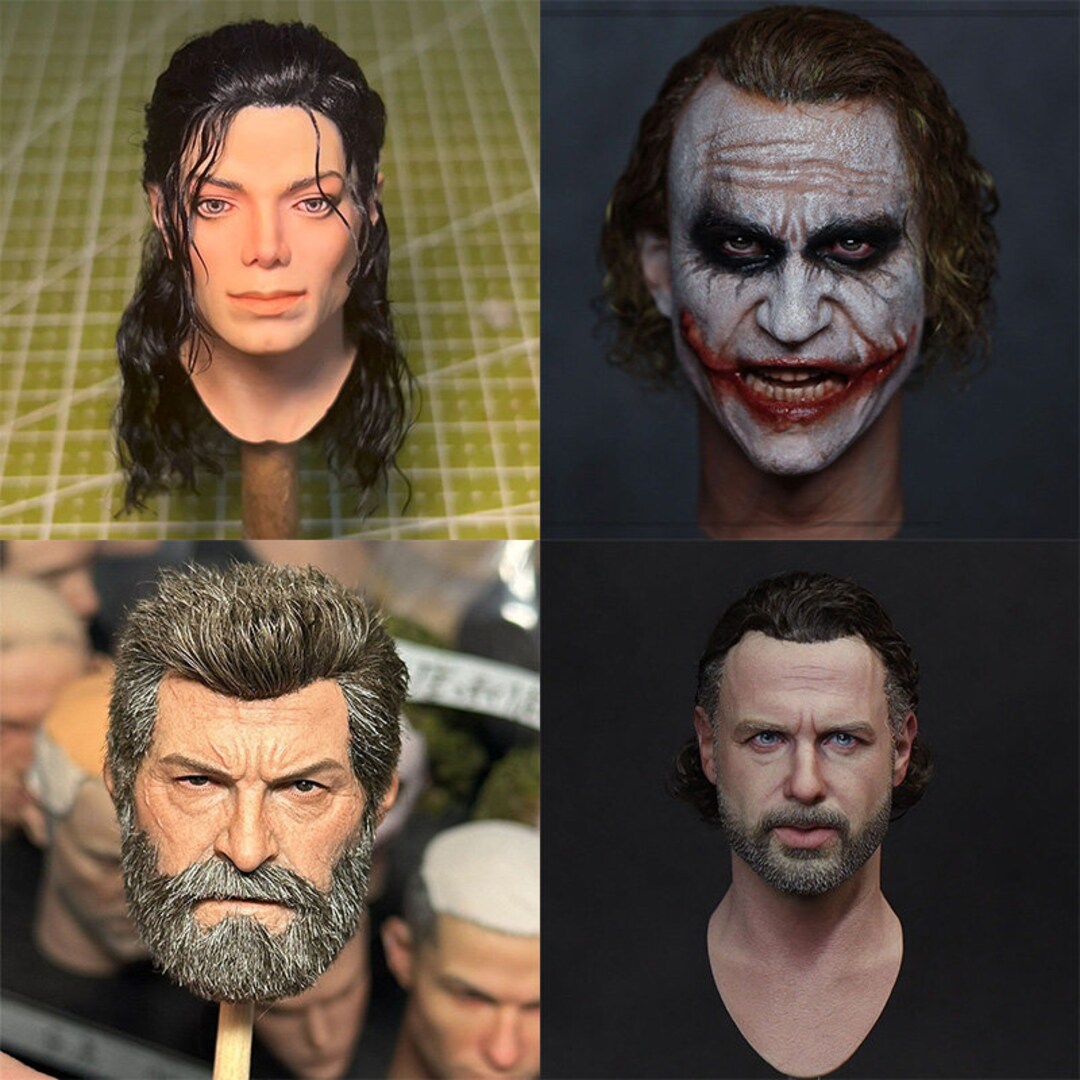 Paperark - Leone - Action Figure OOAK 1/6 Custom Art Doll Repaint Head ...