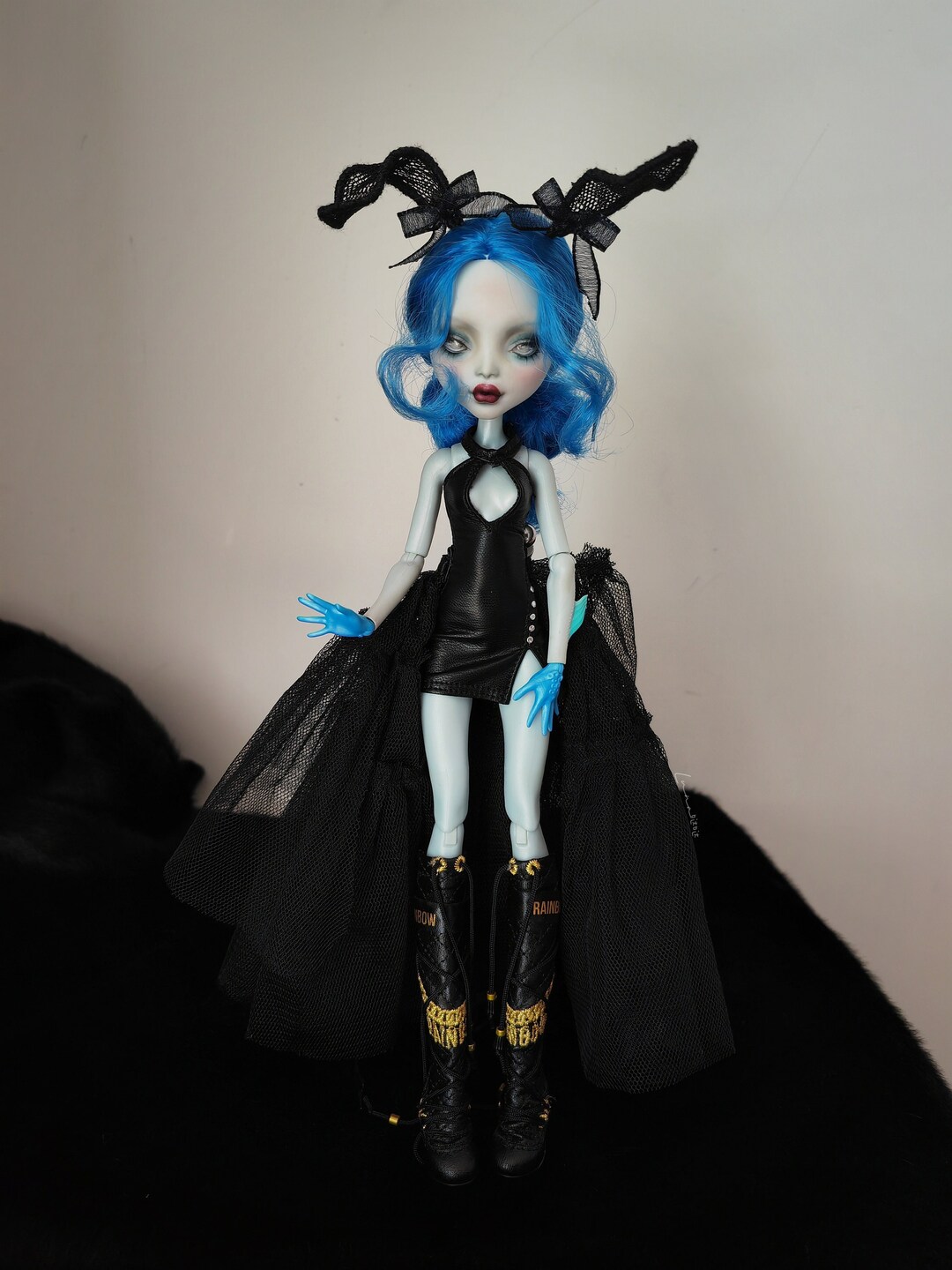 Paperark Luna.dada OOAK Custom Art Doll Repaint Monster High Lagoon ...