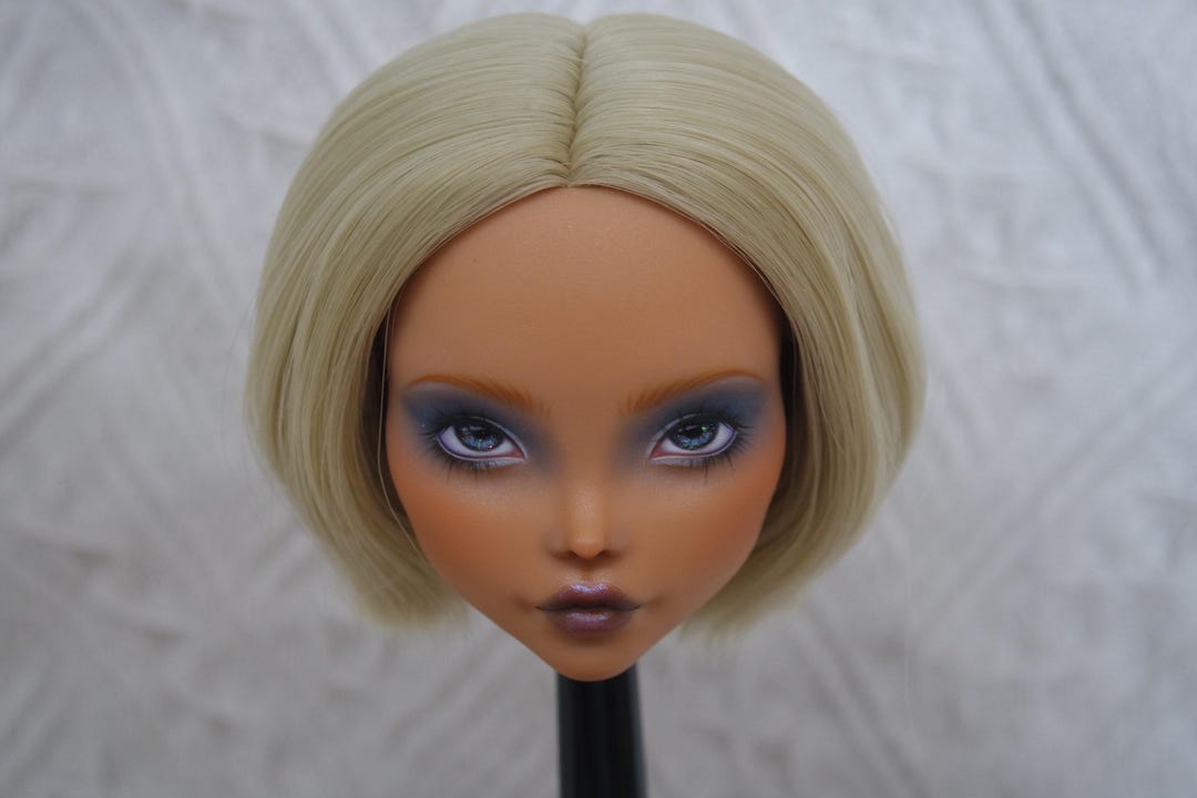 Paperark - Patxi - OOAK Custom Art Doll Repaint Monster High Cleo De Nile Head - Etsy
