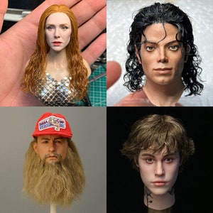 Paperark - Leone - Action Figure OOAK 1/6 Custom Art Doll Repaint Head ...