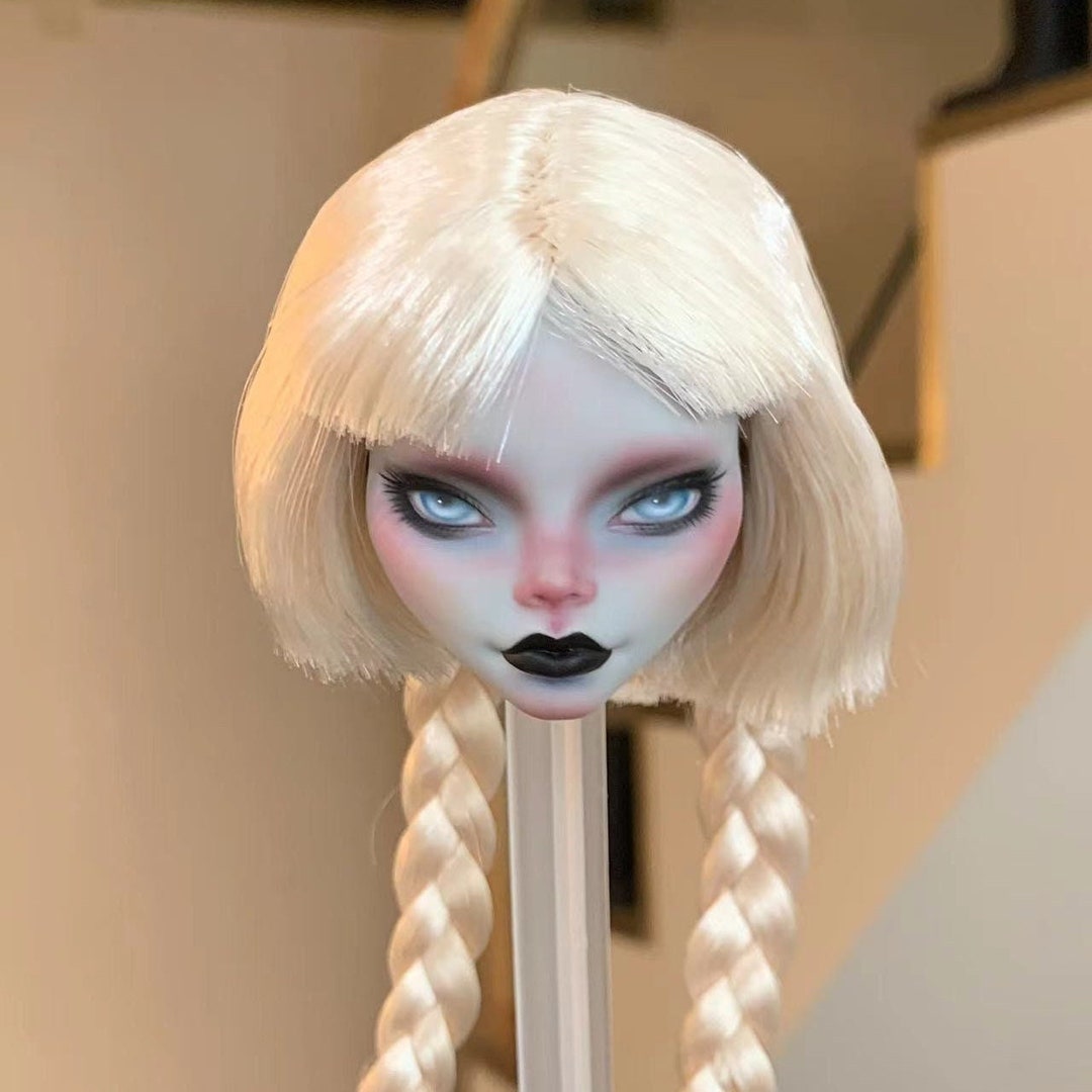 Paperark Muliang OOAK Custom Art Doll Repaint Monster High Ghoulia Yelps Head - Etsy