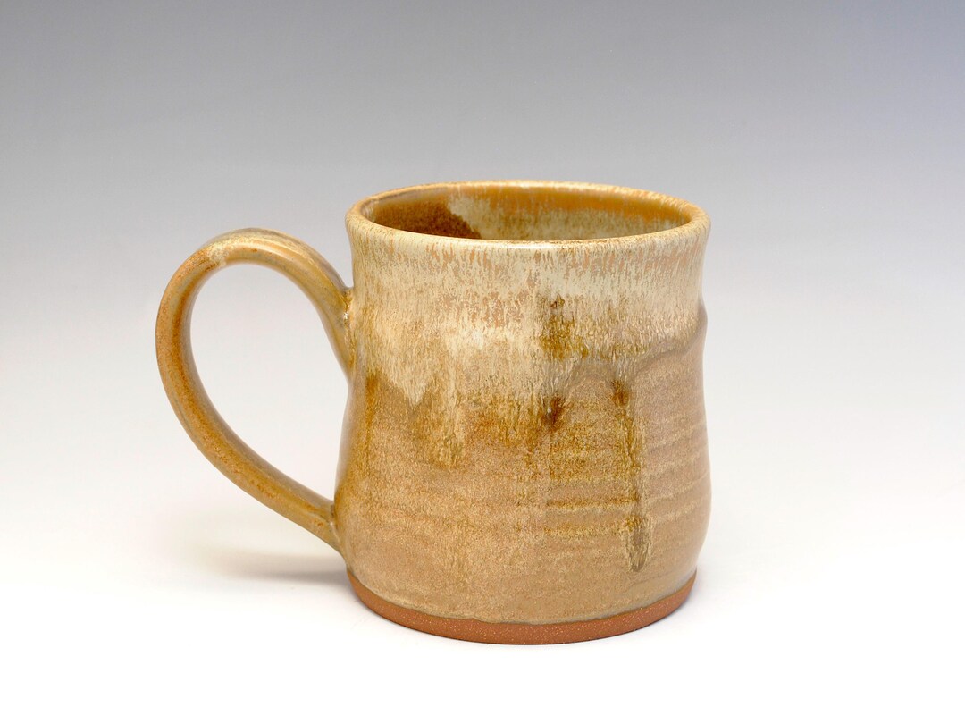 Brown and Tan Mug, 18 Oz Tan Mug, Cozy Mug, Large Mug - Etsy
