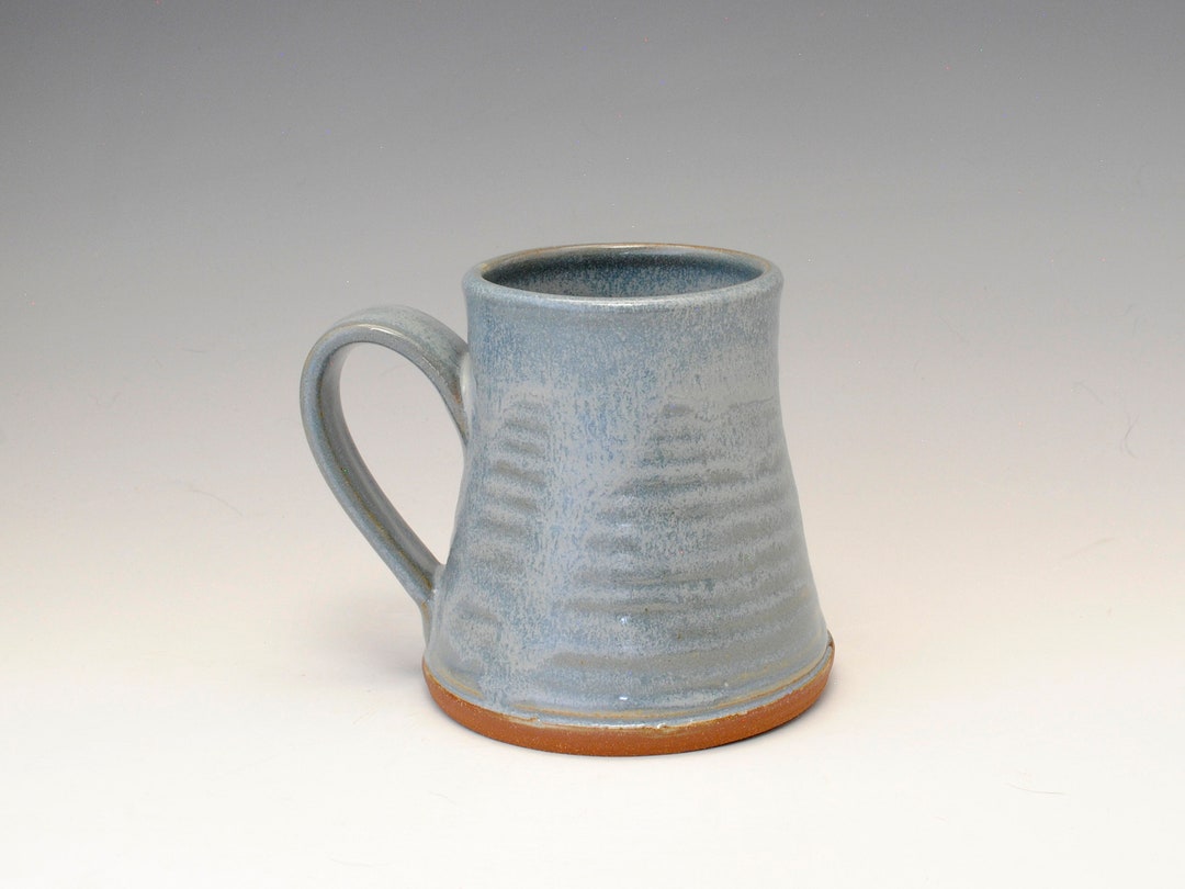 12 Oz Light Blue Mug, Frost Blue, Rustic Mug, Pottery Mug - Etsy