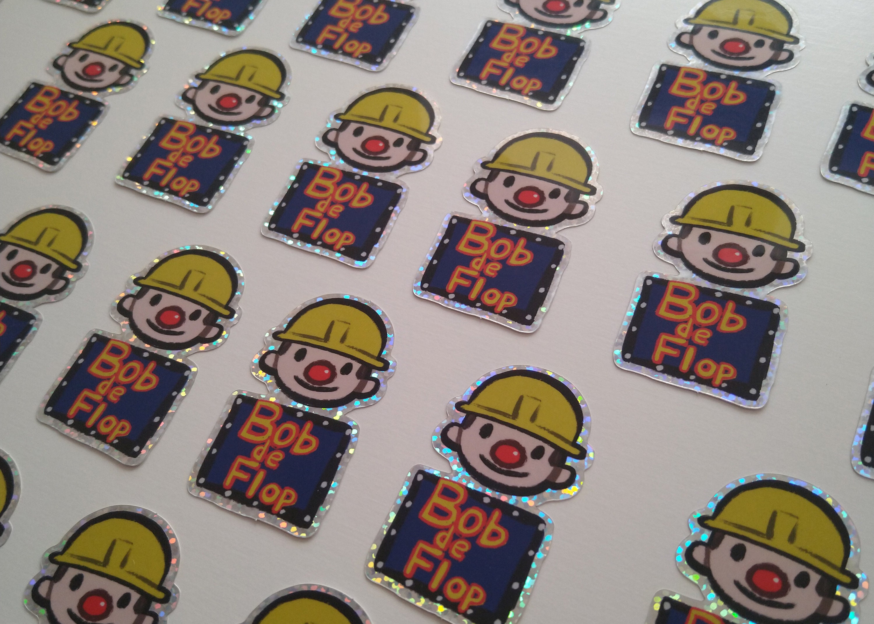 Bob De Flop Glitter Sticker - Etsy
