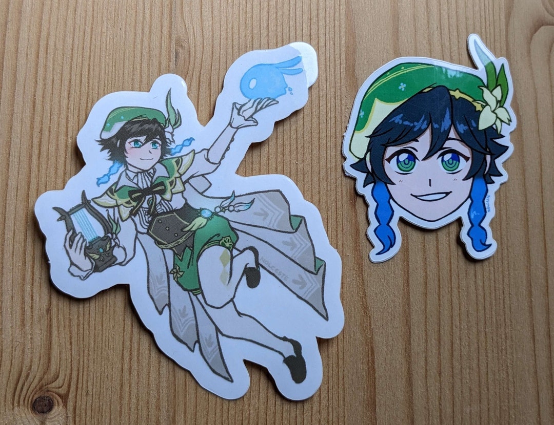 Venti Genshin Impact | Vinyl Stickers - Etsy