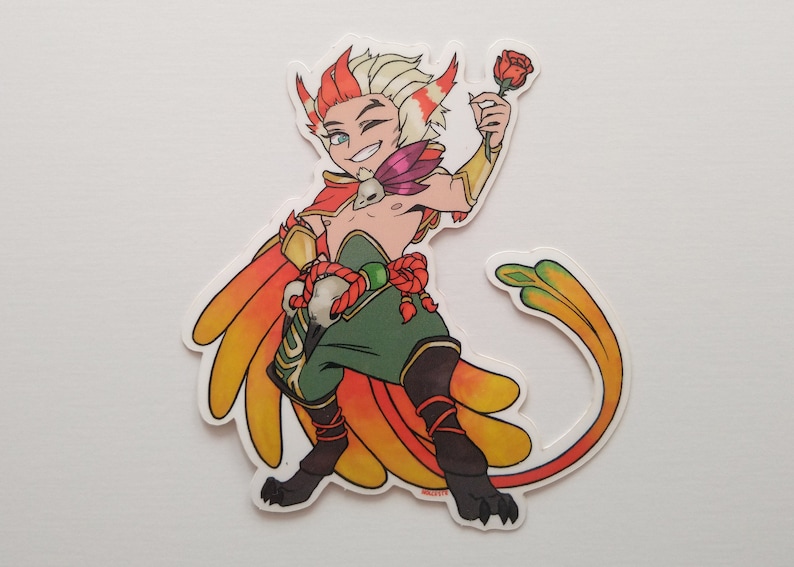 Rakan Vinyl Sticker - Etsy