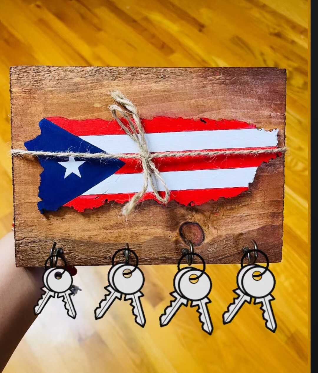 Key Holder Puerto Rico - Etsy