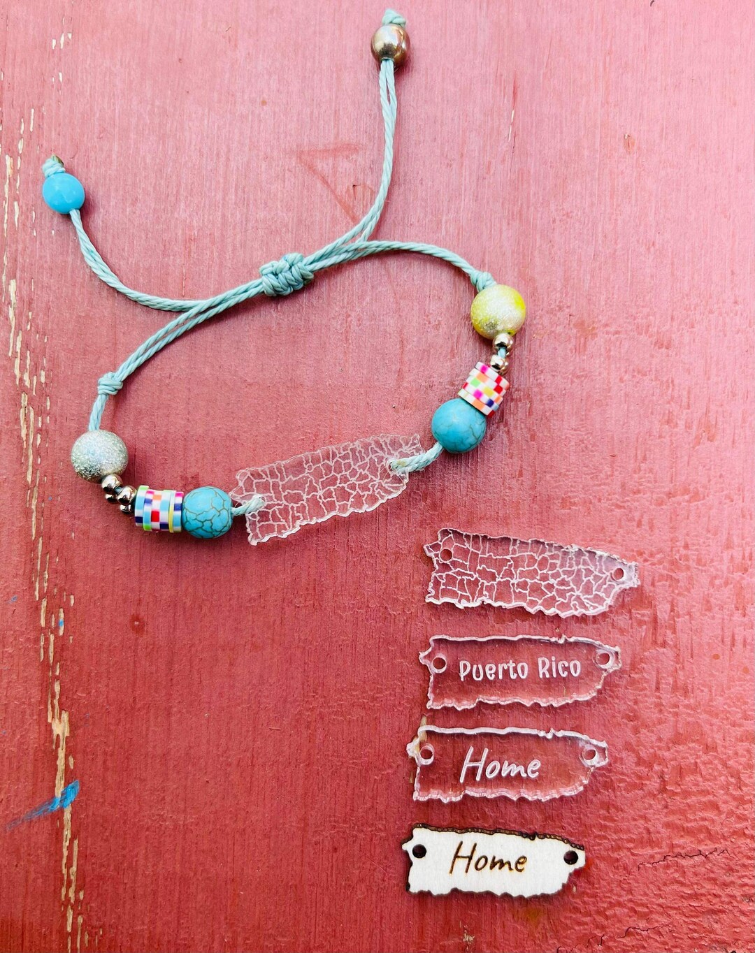 Puerto Rico Map acrylic/wood - Etsy