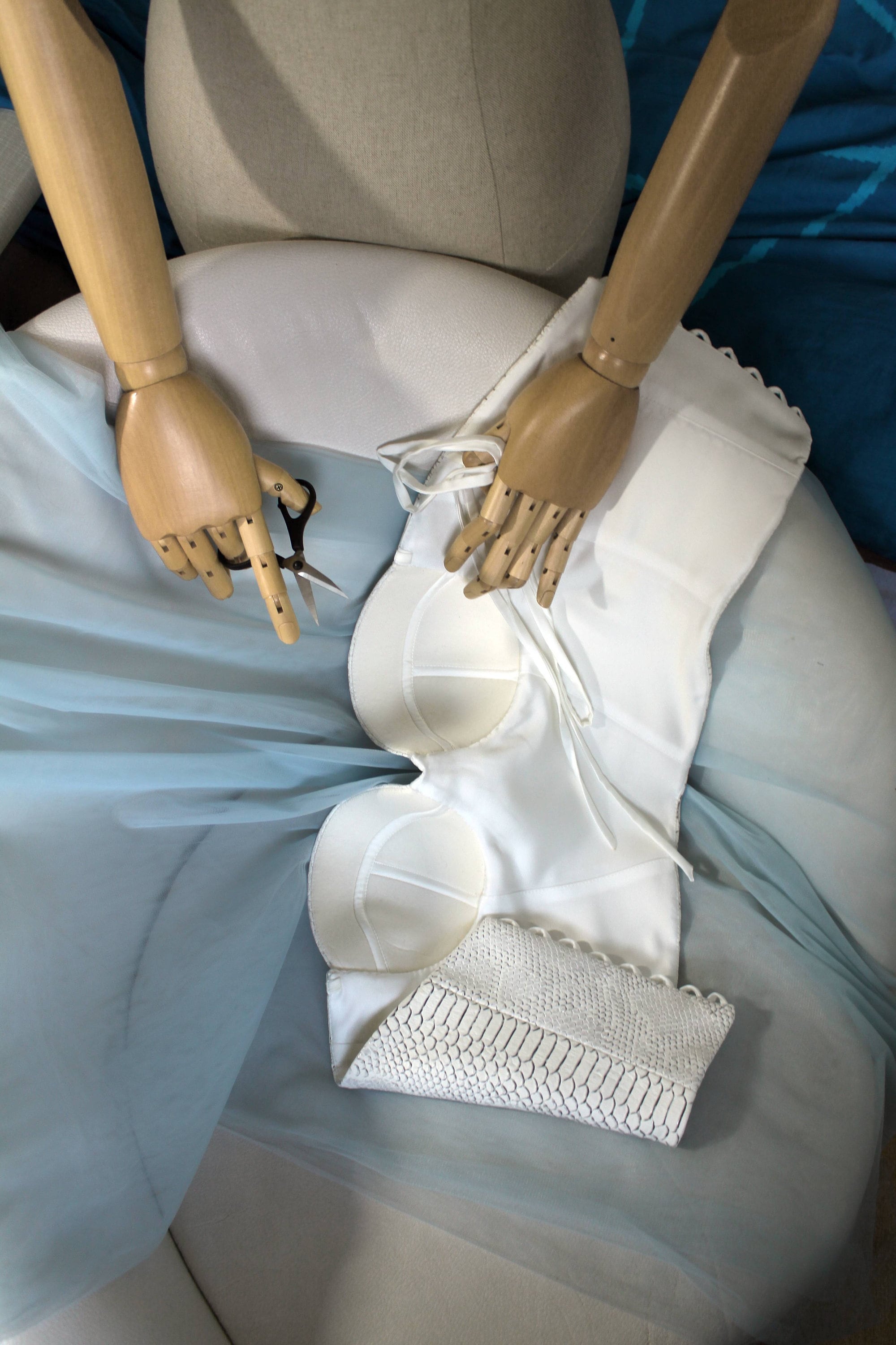 Corset Eco-leather, Underlined Cut-off Cups, Corset for Birthday Party ...