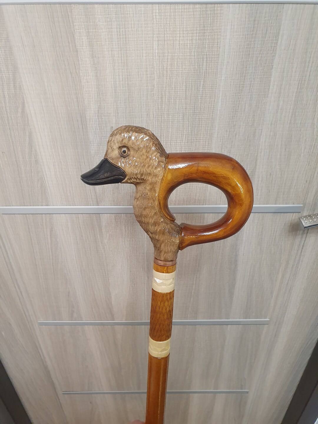 Duck Walking Stick, Handmade, Wood Carved Duck Walking Cane - Etsy