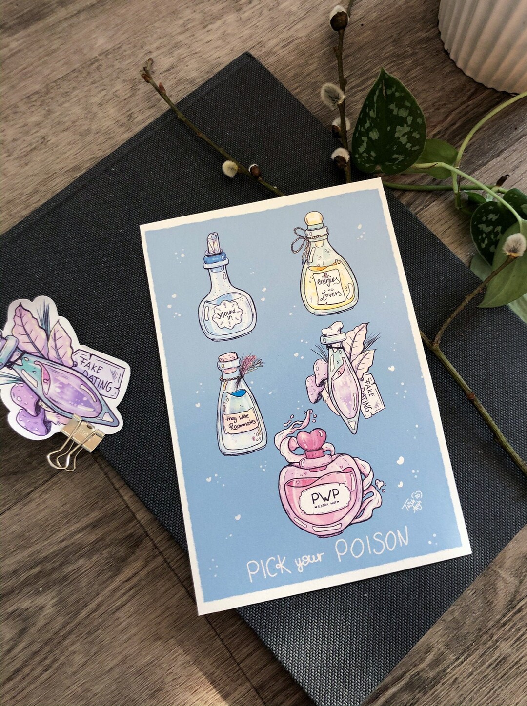 Pick Your Poison Original Art Print - Etsy