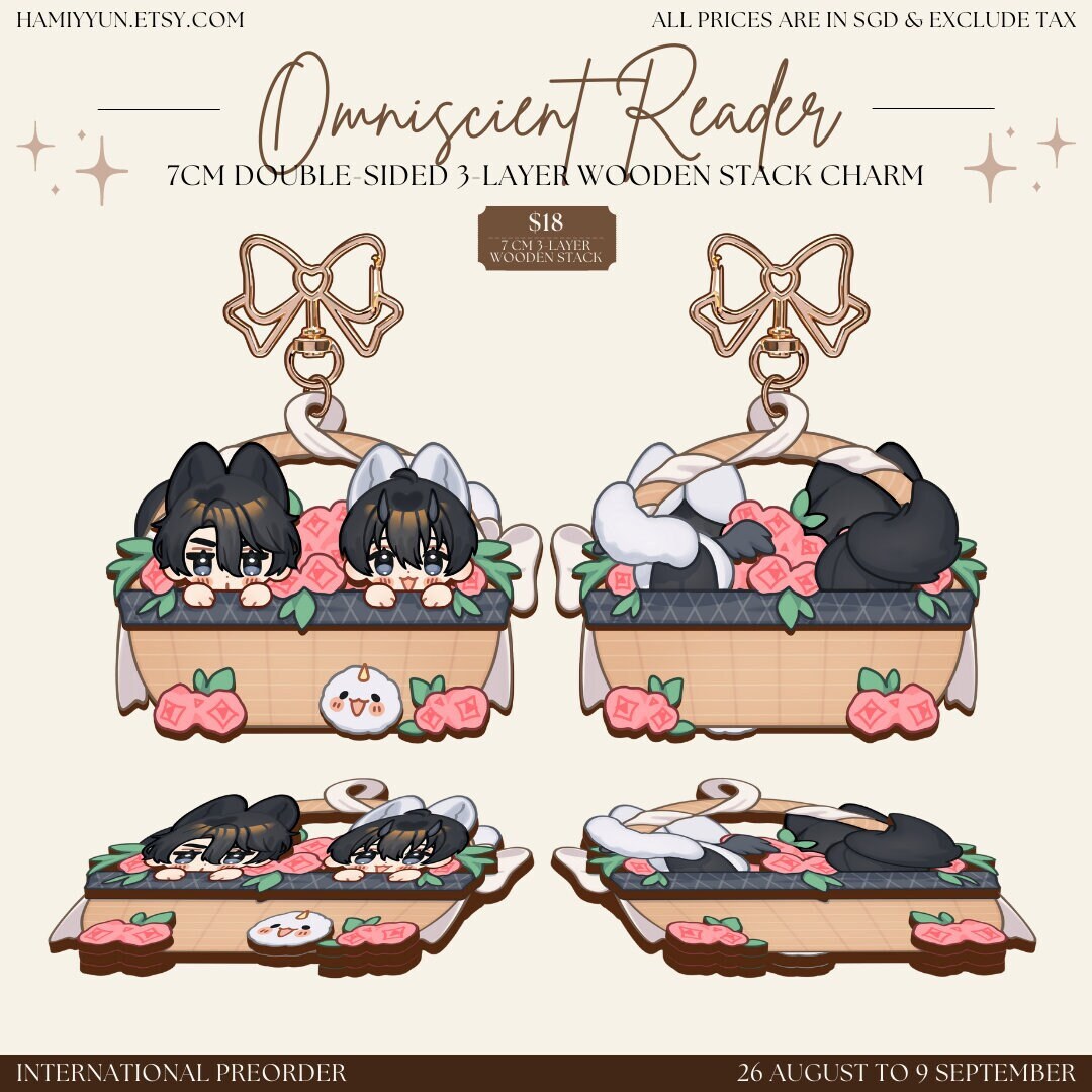 ON SALE Omniscient Reader's Viewpoint ORV Wooden Stack Keychain - Etsy