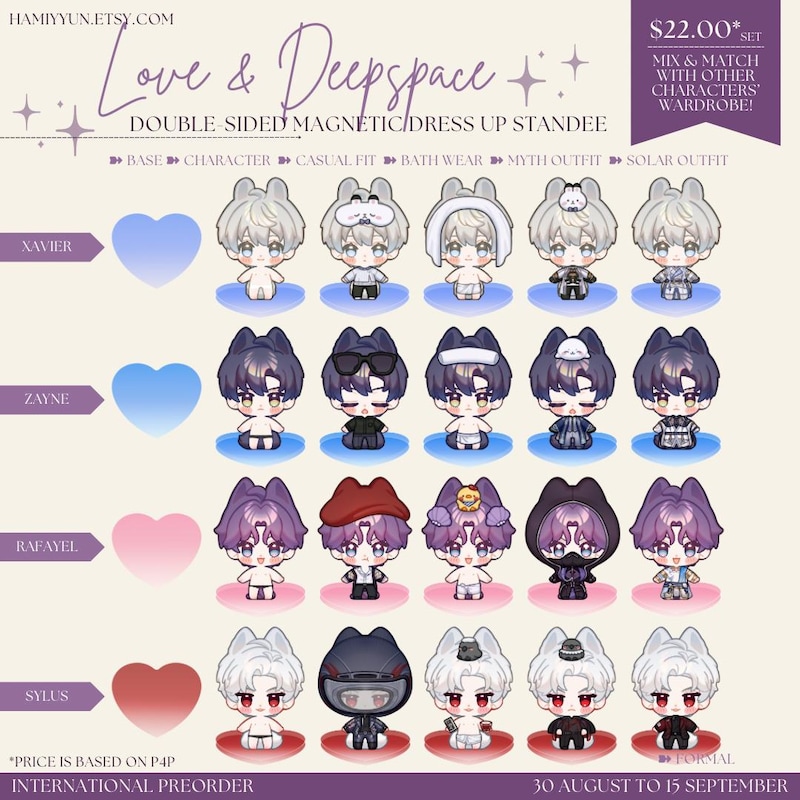 Love and Deepspace Merch - Etsy