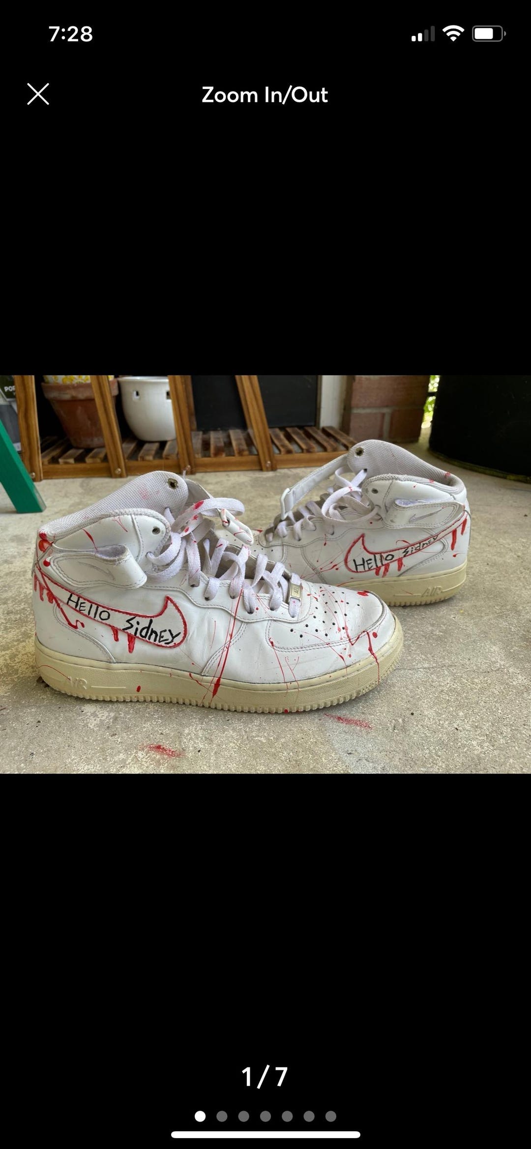 Custom scream Shoes - Etsy