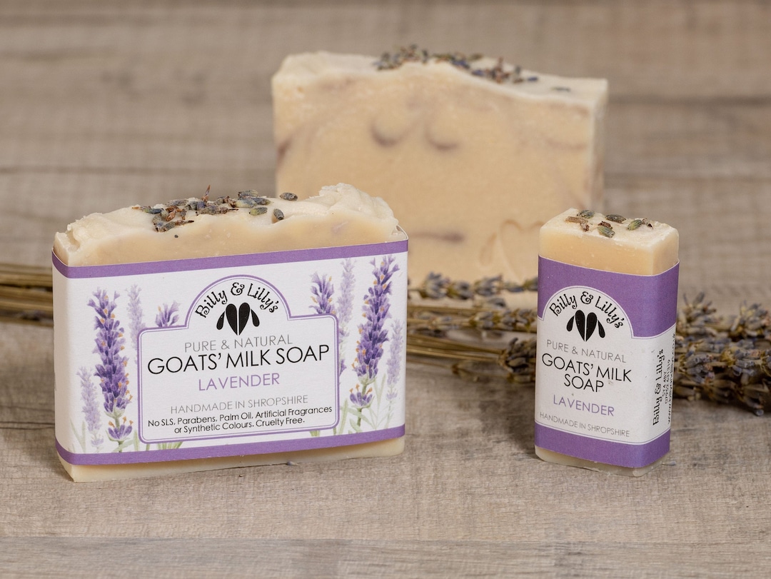 LAVENDER - Natural Handmade Goats Milk Soap - Moisturising - No Palm ...