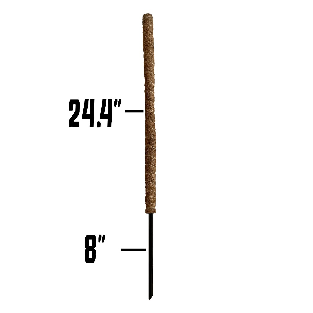 Bendable Stackable Coco Coir Moss Pole, 18/24.4 Plant Stake, Support ...