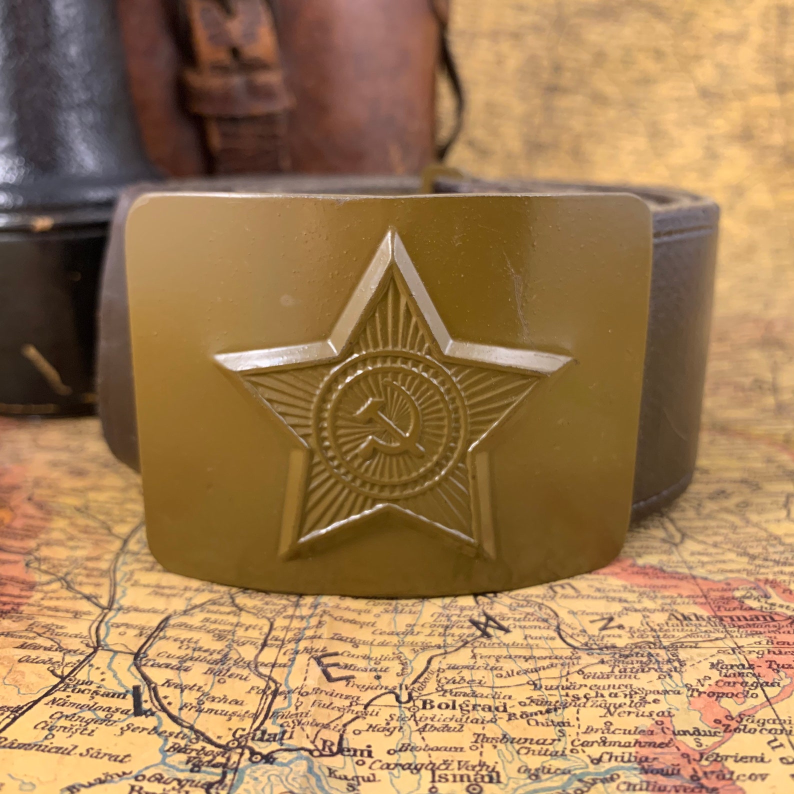 Soviet military belt Russian beltRed Army beltmade in USSR | Etsy