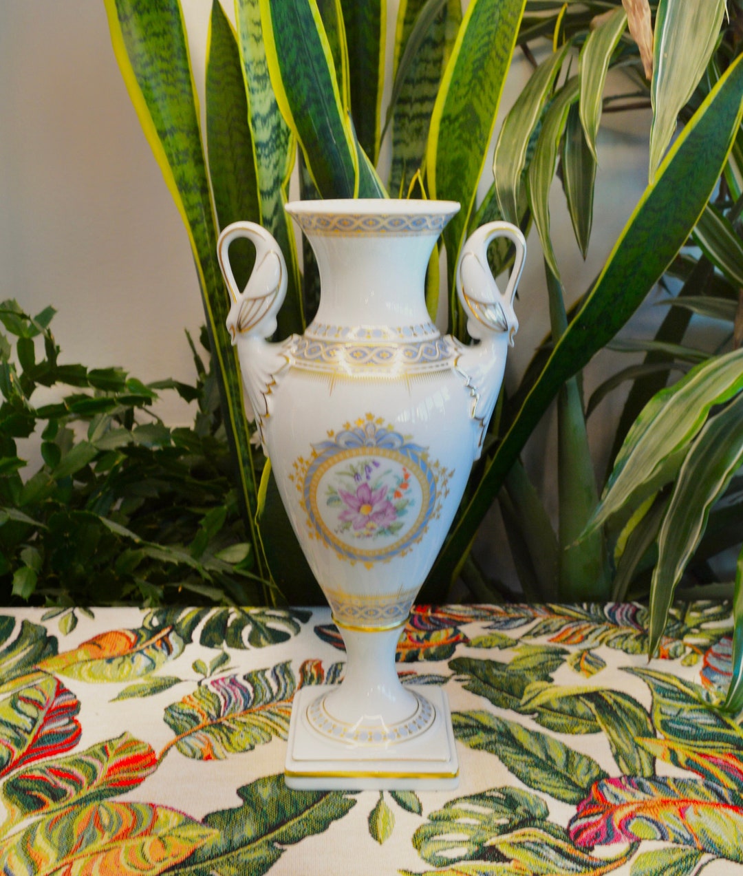Ak Kaiser (alboth and Kaiser) Large Amphora Vase With Decor "royal" - Etsy