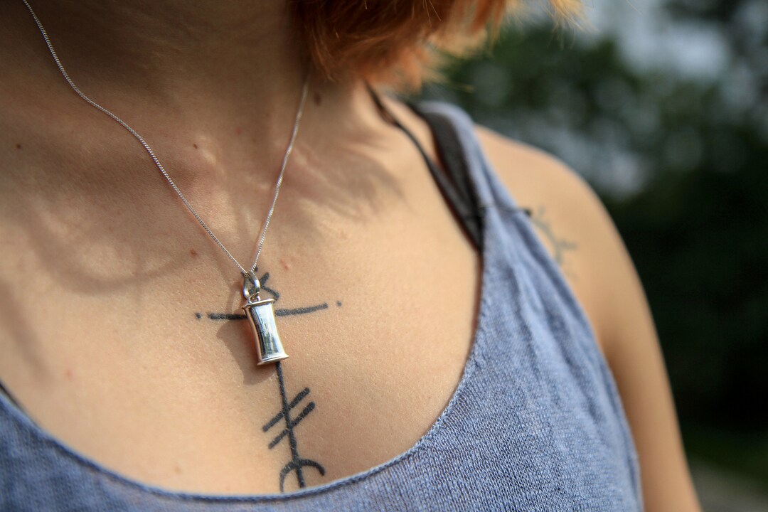 Sterling Silver Breathing Pendant Necklace: Mindfulness Meditation ...