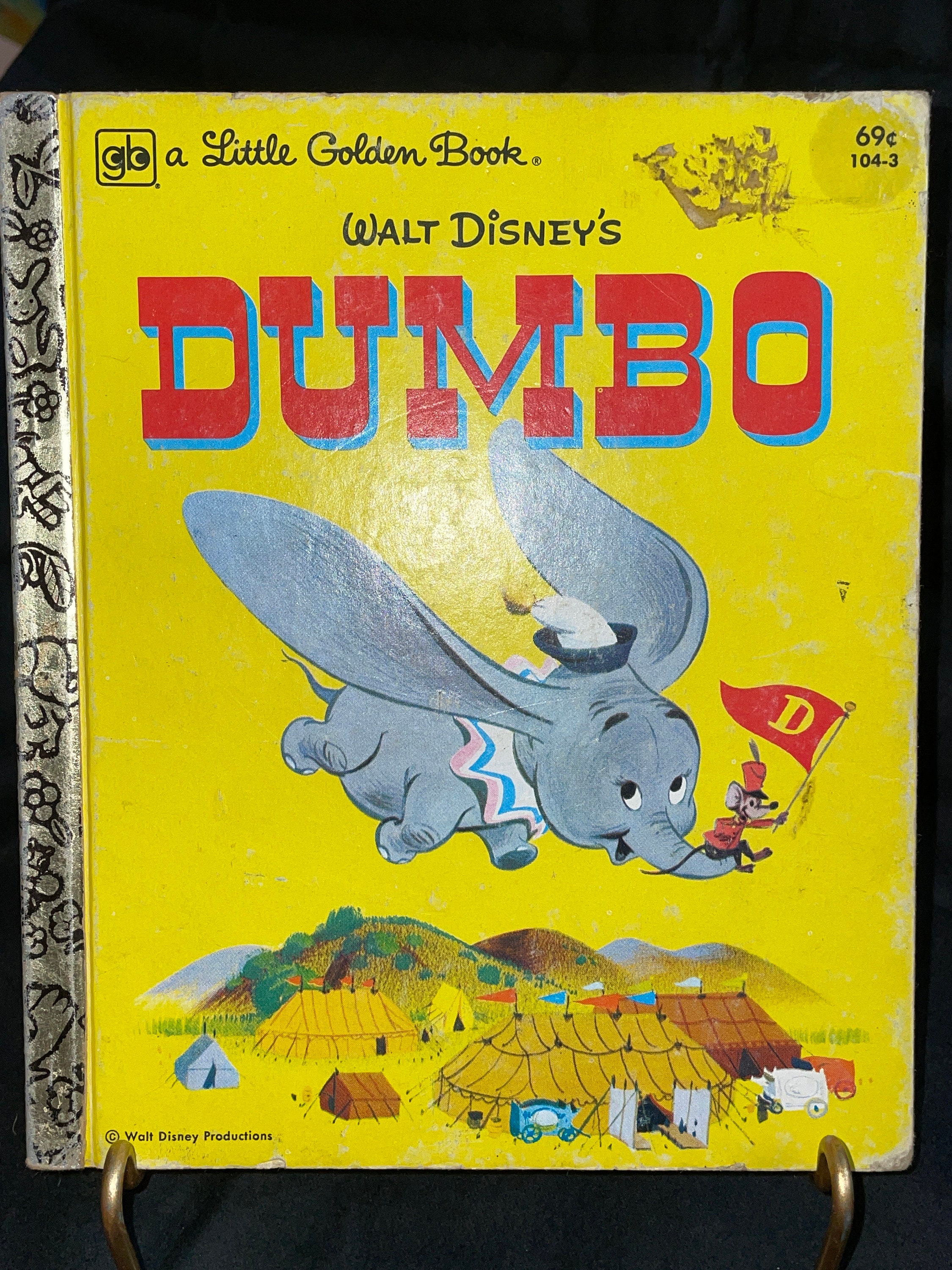 Dumbo: 1979 Vintage A Little Golden Book Children's - Etsy