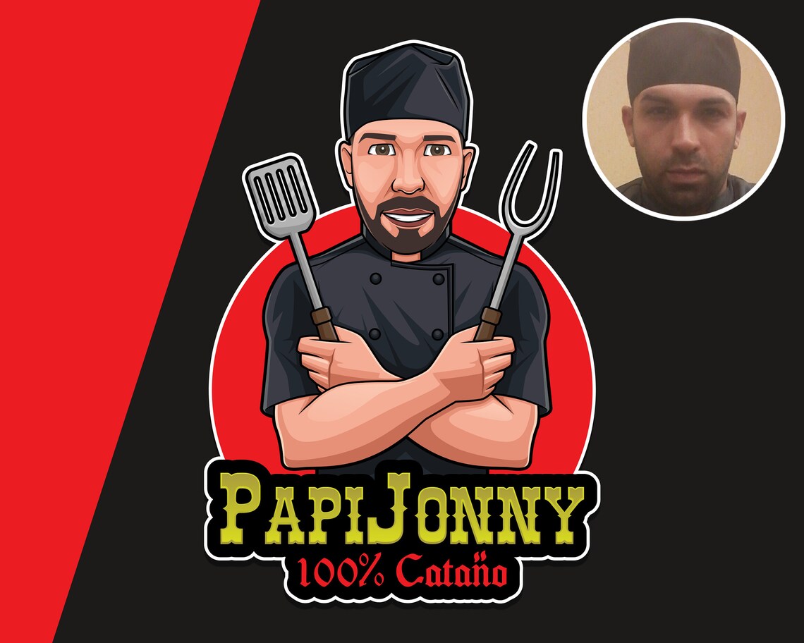 Custom Your Professional Food Truck Logo Chef Logo BBQ Logo - Etsy