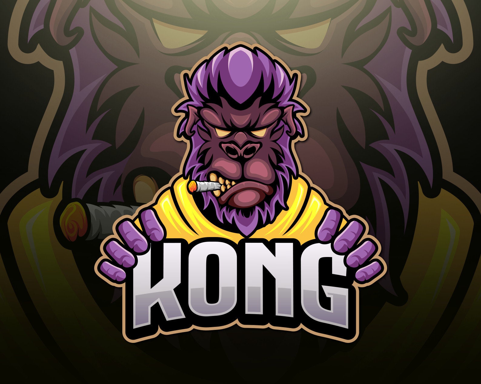 Custom Unique Animal Gaming Mascot Logo Design for Twitch | Etsy