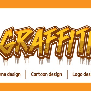 Custom Graffiti Text Design/graffiti Font Design/graffiti Letters ...