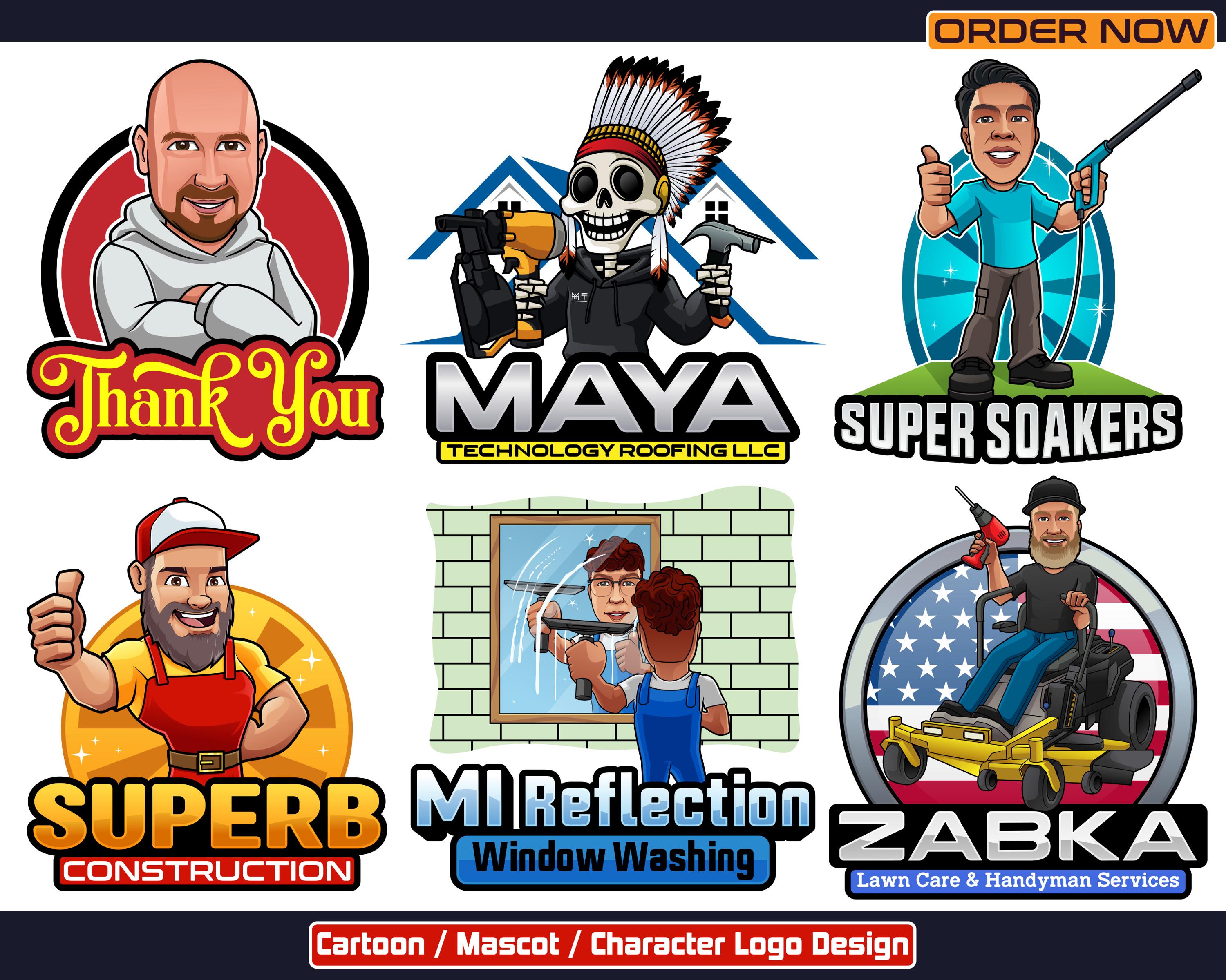 Cartoon Characters Logo