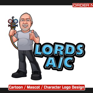 Custom Professional and Unique Mascot Logo/ Cartoon Logo/ - Etsy