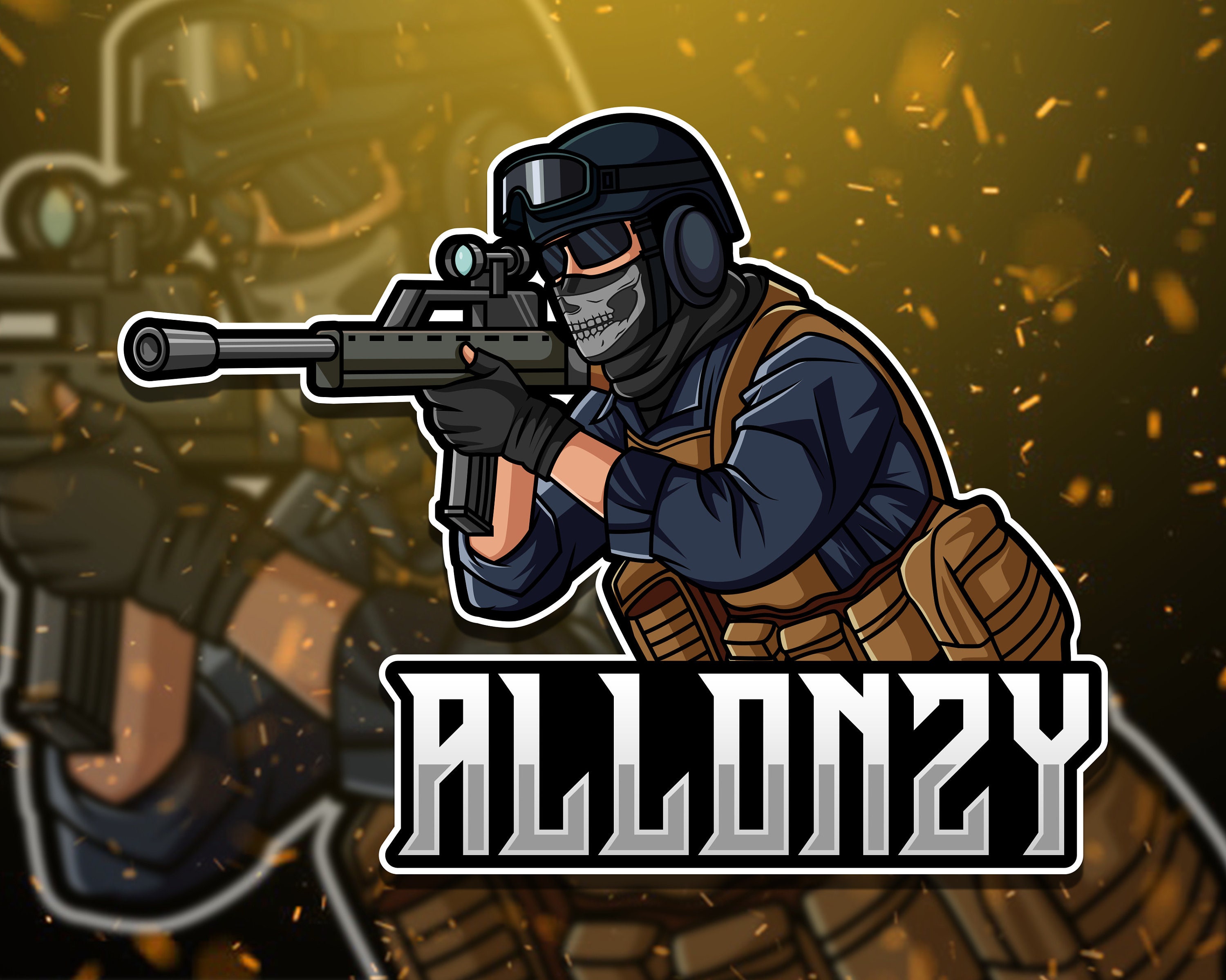 Professional Gaming Logo Design twitch Youtube Discord - Etsy