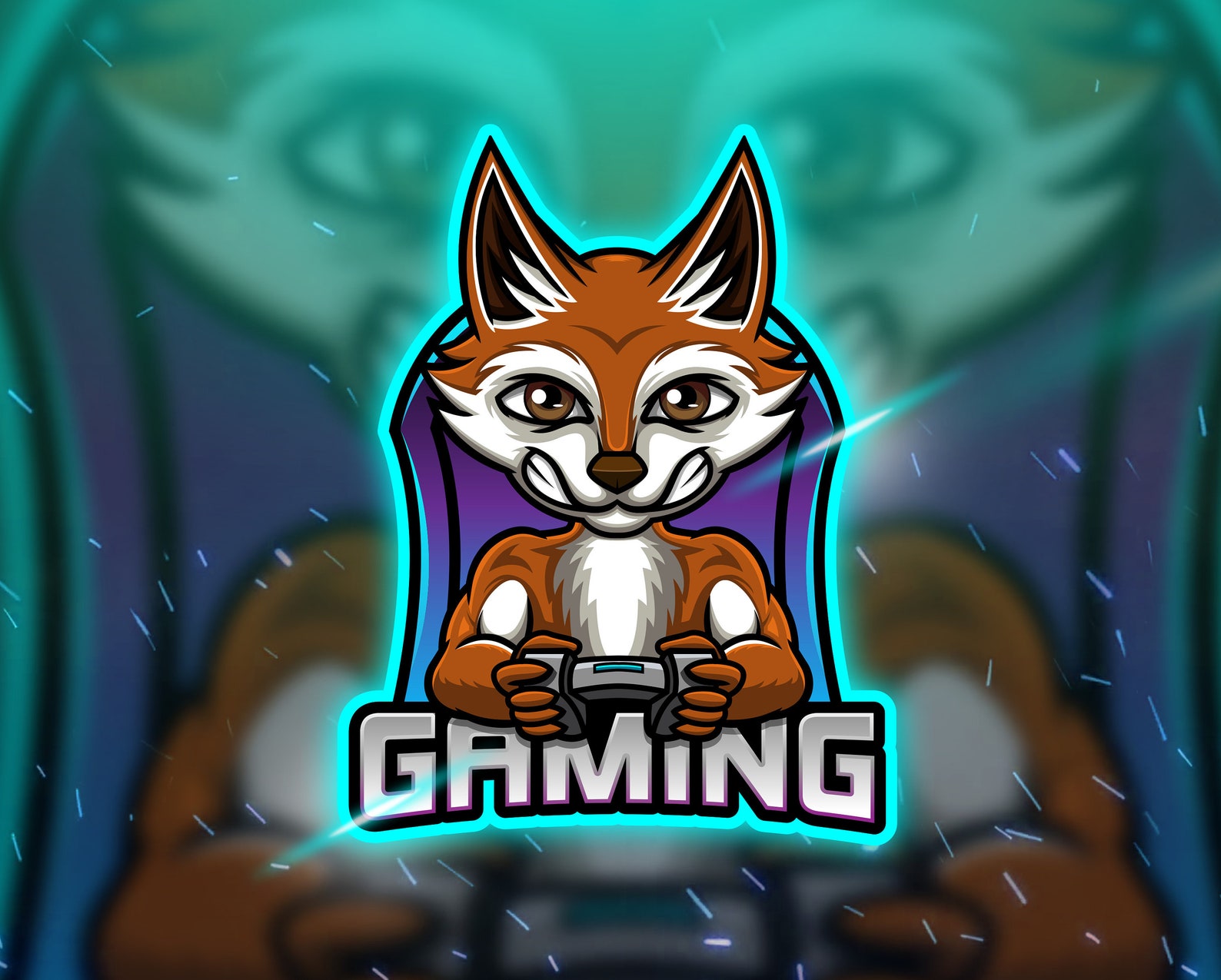 Custom Unique Animal Gaming Mascot Logo Design for Twitch | Etsy