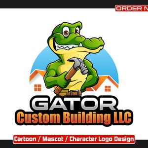 Custom Professional and Unique Mascot Logo/ Cartoon Logo/ - Etsy