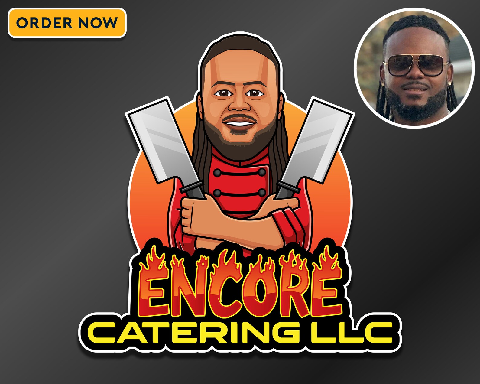 Custom Your Professional Food Truck Logo Chef Logo BBQ Logo - Etsy