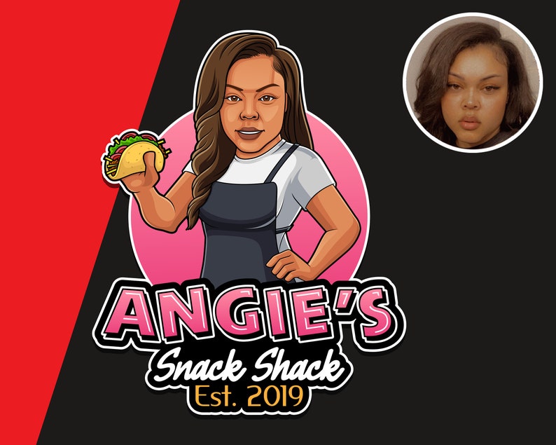 Custom Your Unique Character Logo Mascot Logo Cartoon Logo - Etsy