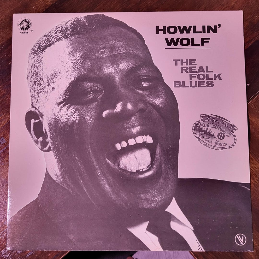 Howlin' Wolf the Real Folk Blues Record Album Lp Vinyl 33rpm Chess France Folk Guitar - Etsy
