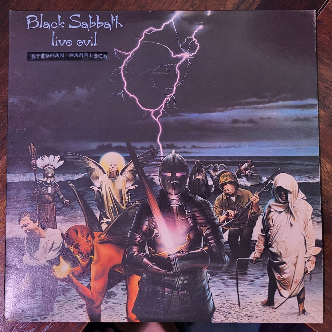 Black Sabbath "live Evil" Record Double Album Lp Vinyl 33rpm Warner ...
