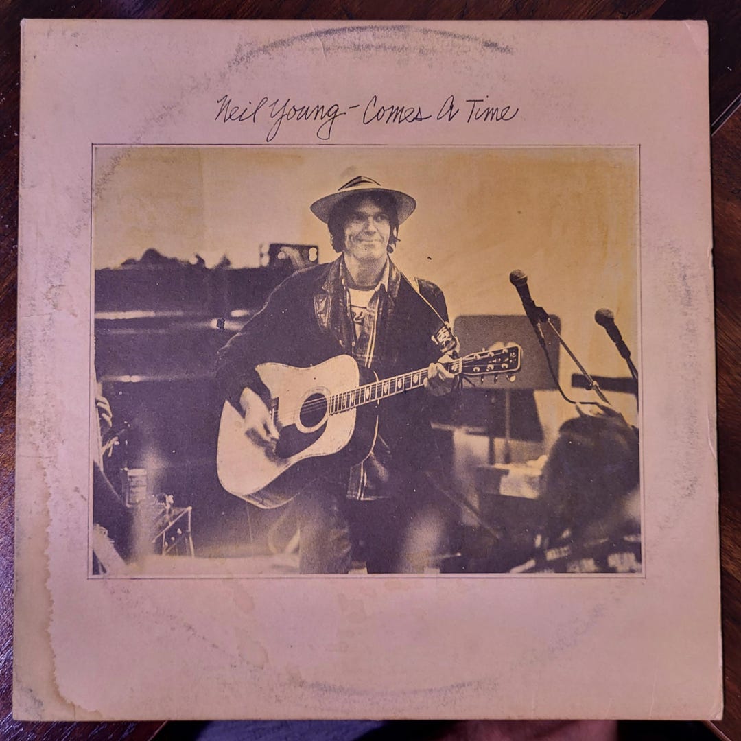 Neil Young "comes a Time" Record Album Lp Vinyl 33rpm Reprise Folk Rock ...