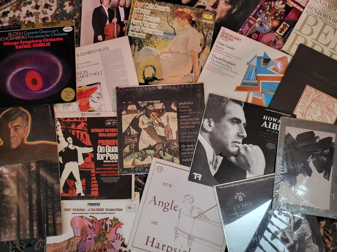 10 Random CLASSICAL Lps Record Lot 12" 33rpm Vinyl Pack Baroque ...