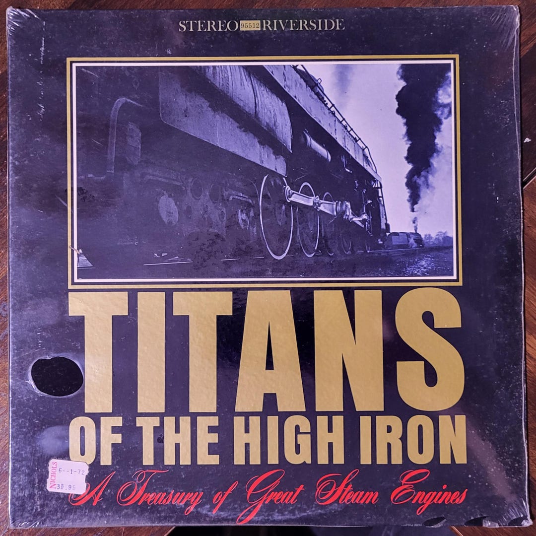 SEALED Titans of the High Iron Train Railway Record Album LP Vinyl ...