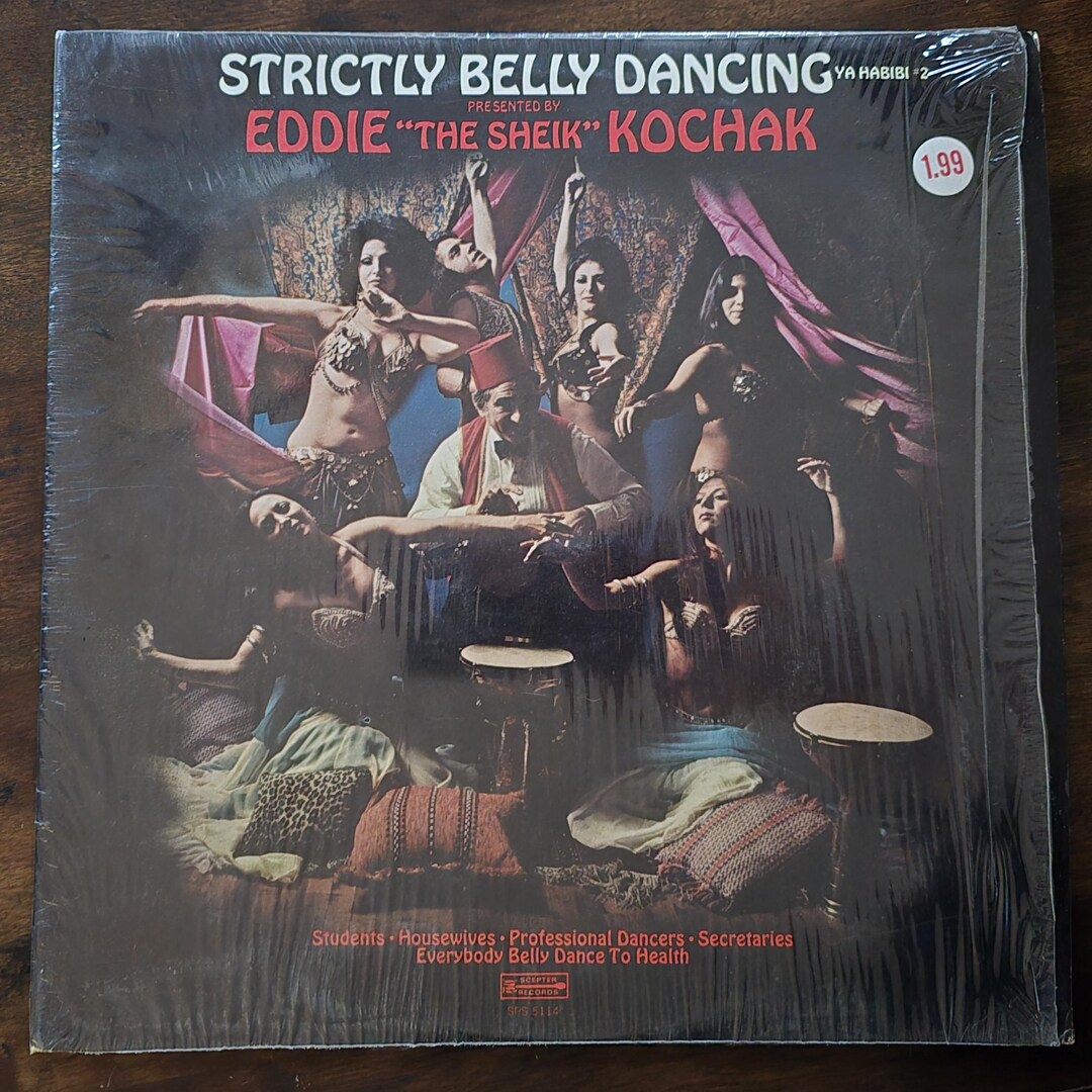 Vintage Belly Dance Record Eddie the Sheik Kochak Album Lp Vinyl 33rpm ...