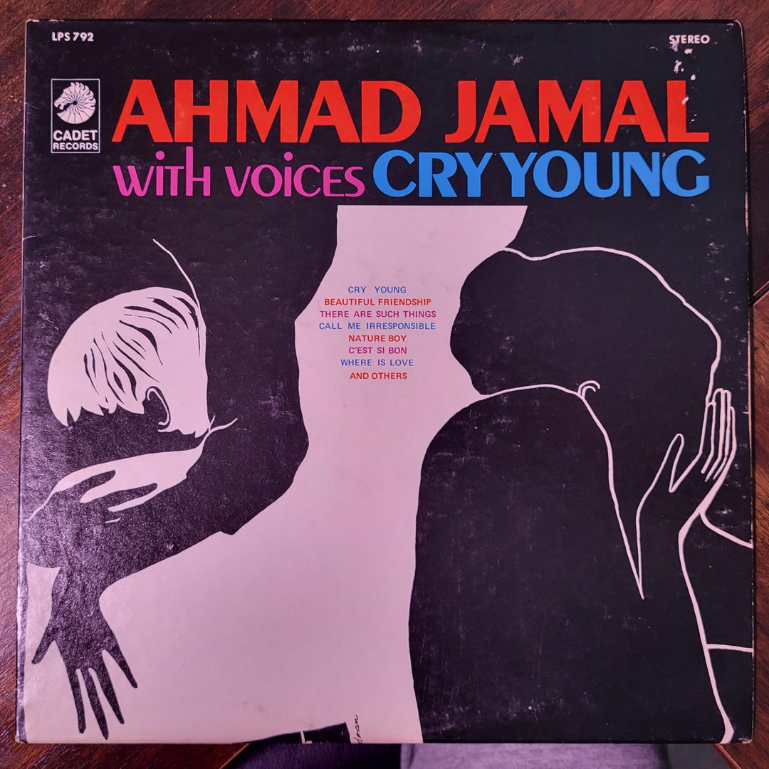 Ahmad Jamal "cry Young" Jazz Record Album Lp Vinyl 33rpm Cadet Piano - Etsy