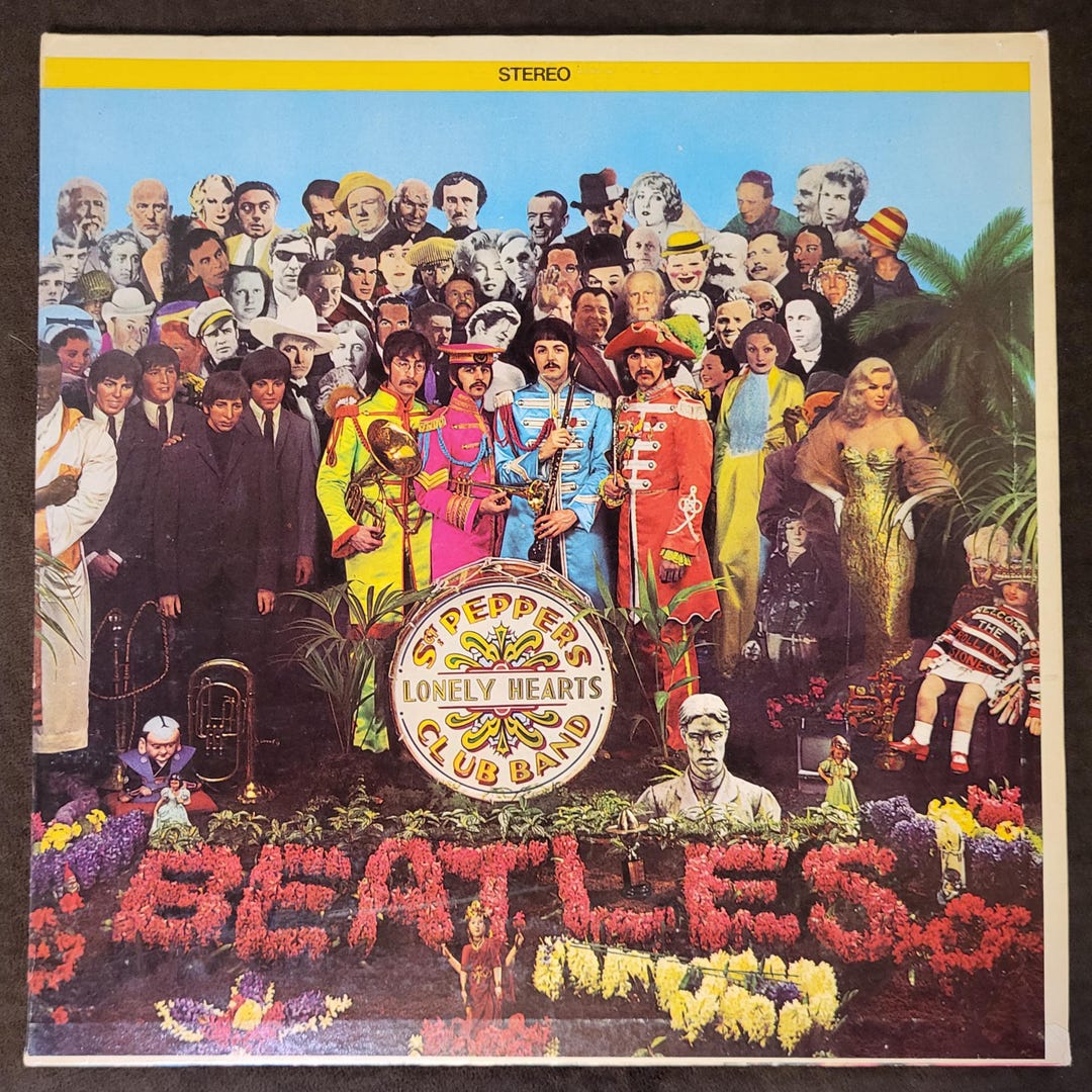The Beatles "sgt Pepper's Lonely Hearts Club Band" Classic Rock Record ...