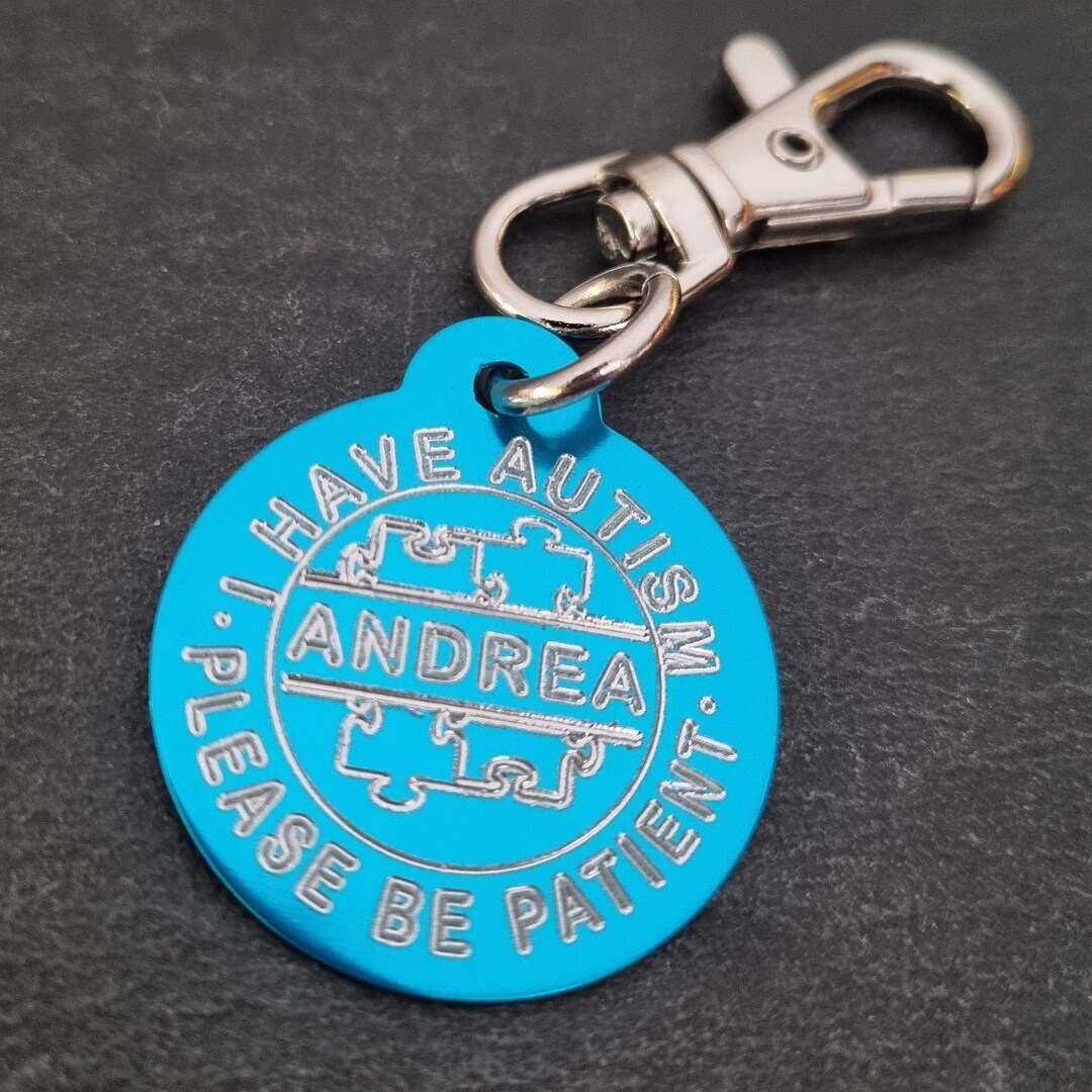 Autism Medical Alert Tag · Name Tag · Alert Tag · Medical ID · Autism ...