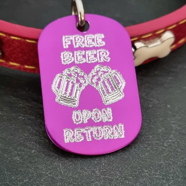 Beer Dog Tag - Etsy