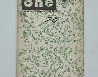 One, Inc. Magazine March 1957 Adult / Gay / Gay Art / Gay Interest ...