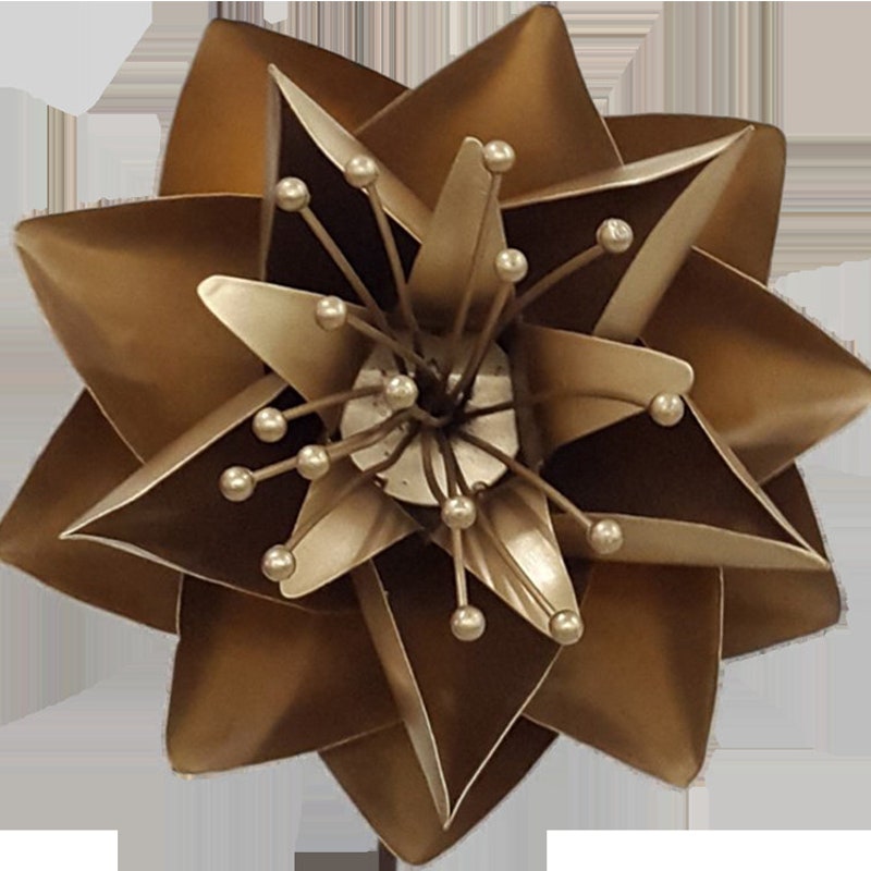 Metal Flowers - Etsy